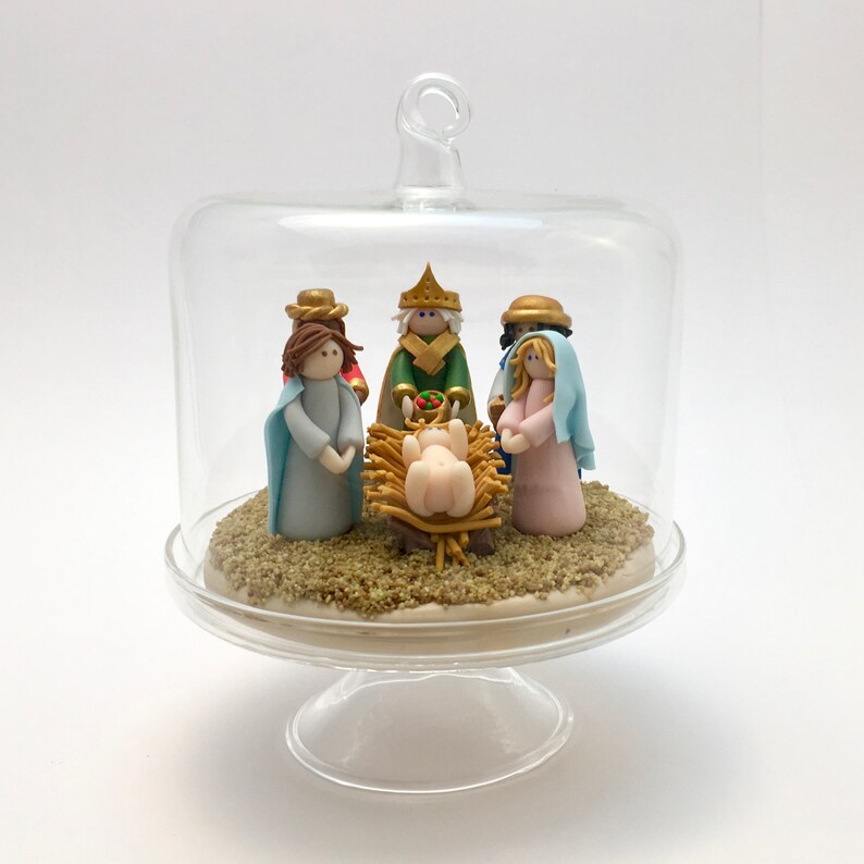 Miniature Art in Polymer Clay: Nativity Scene | Etsy