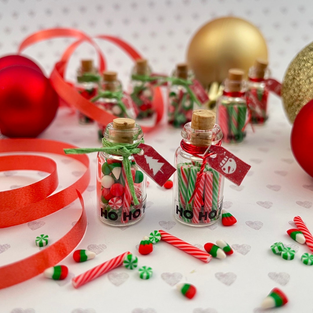 Miniature Christmas Candy Jars (1:12 Scale) - Etsy