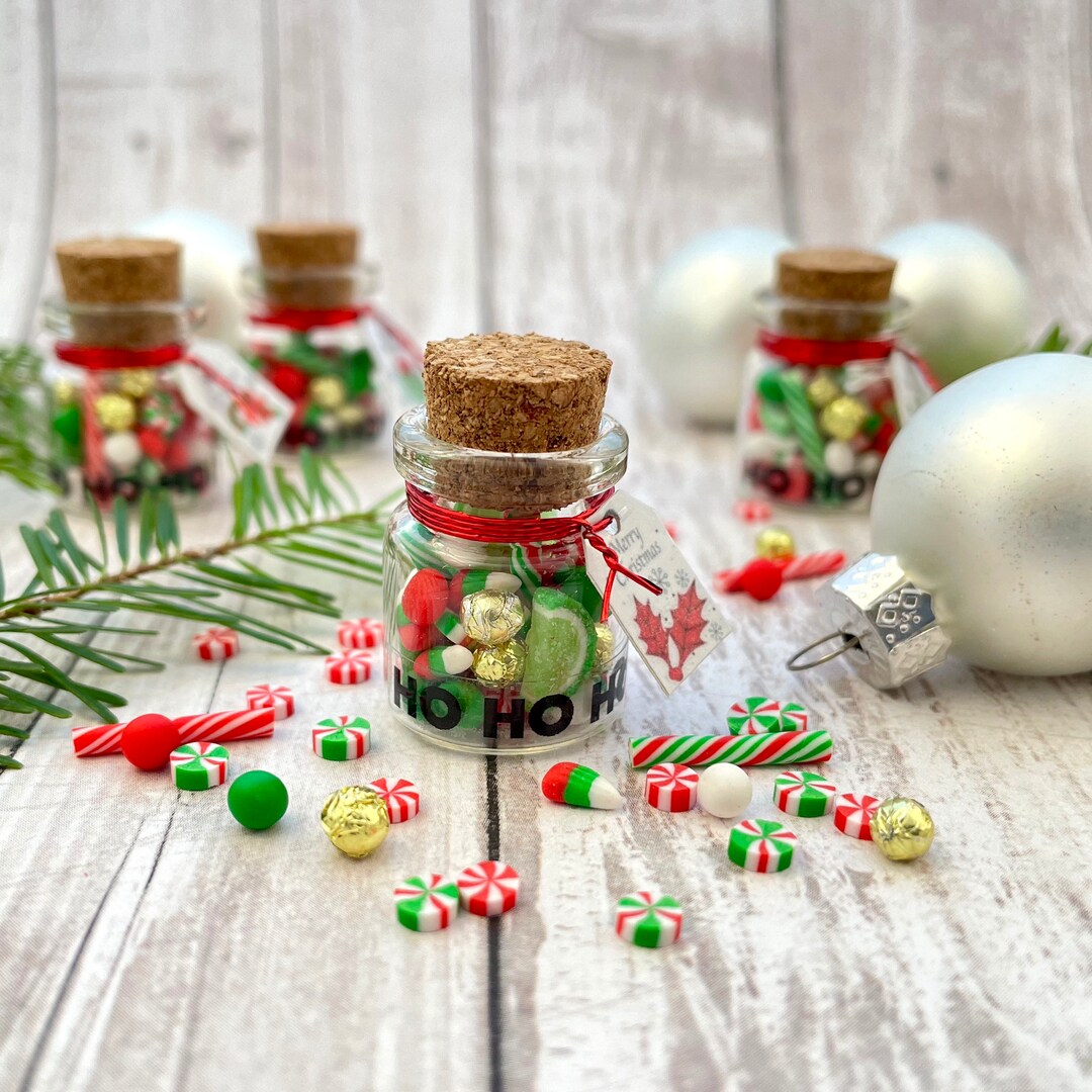 Miniature Christmas Candy Jars in Hitty Scale - Etsy
