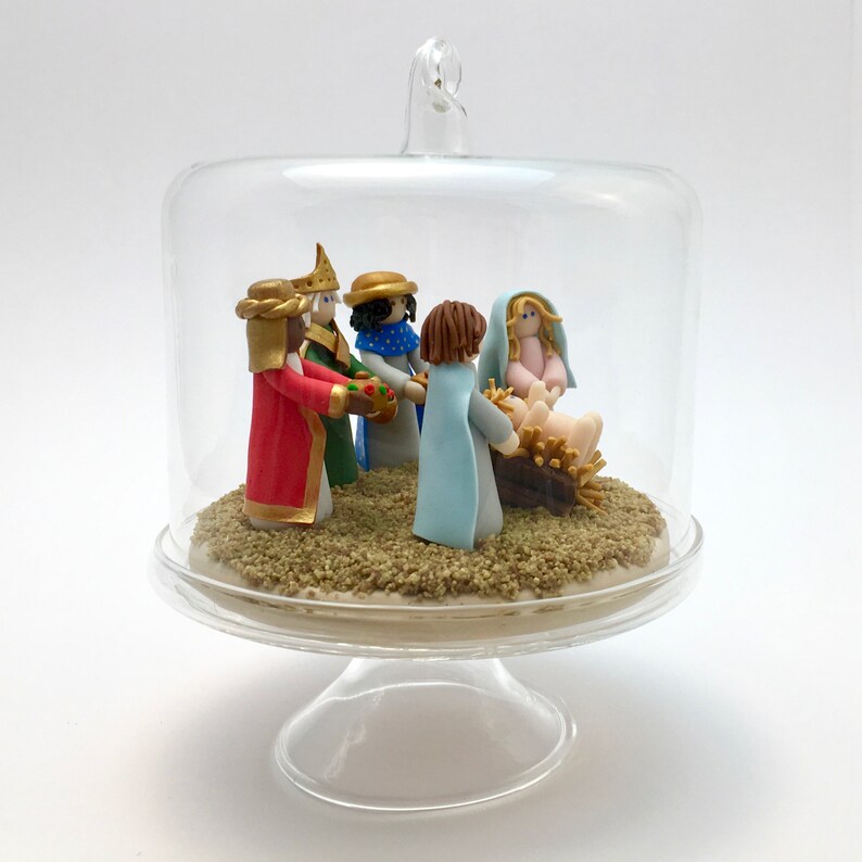 Miniature Art in Polymer Clay: Nativity Scene | Etsy