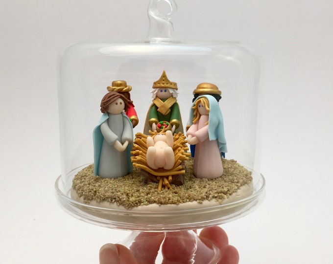 Miniature Art in Polymer Clay: Nativity Scene - Etsy