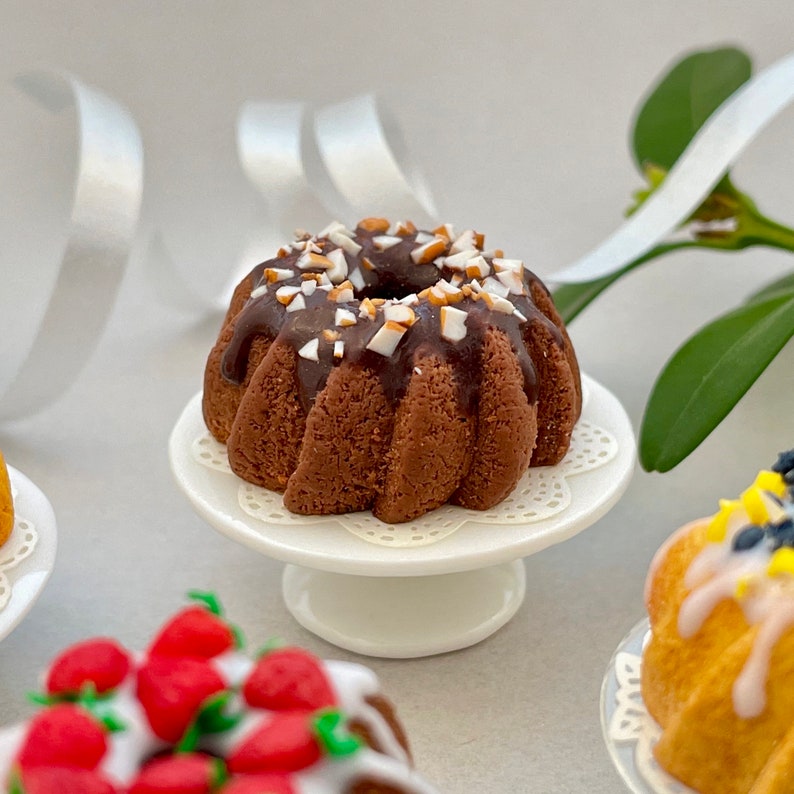 Miniature Bundt Cakes in 1 Inch Scale - Etsy
