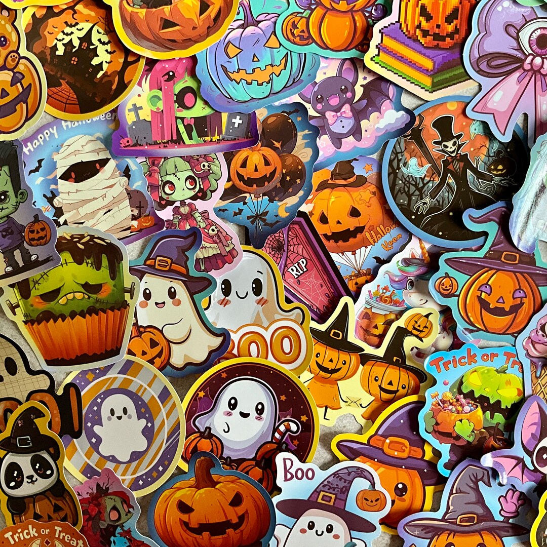 Stickers, Halloween Stickers, Trick or Treat Stickers, Scrapbooking ...