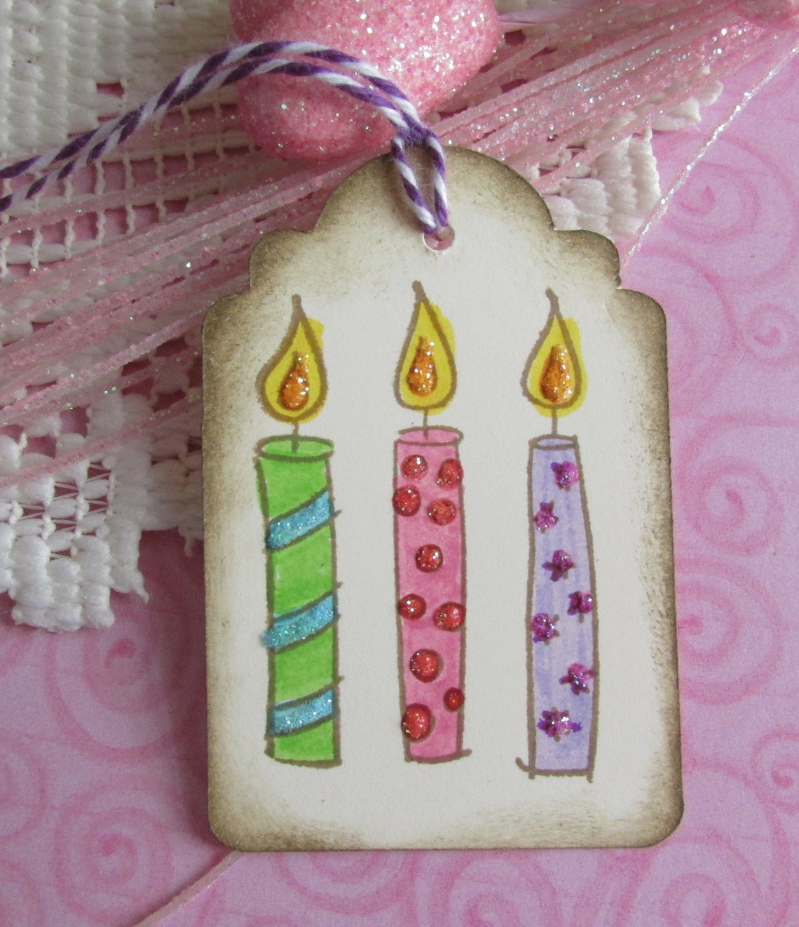 Birthday Gift Tag Hang Tag Party Favor Tag All Occasion - Etsy