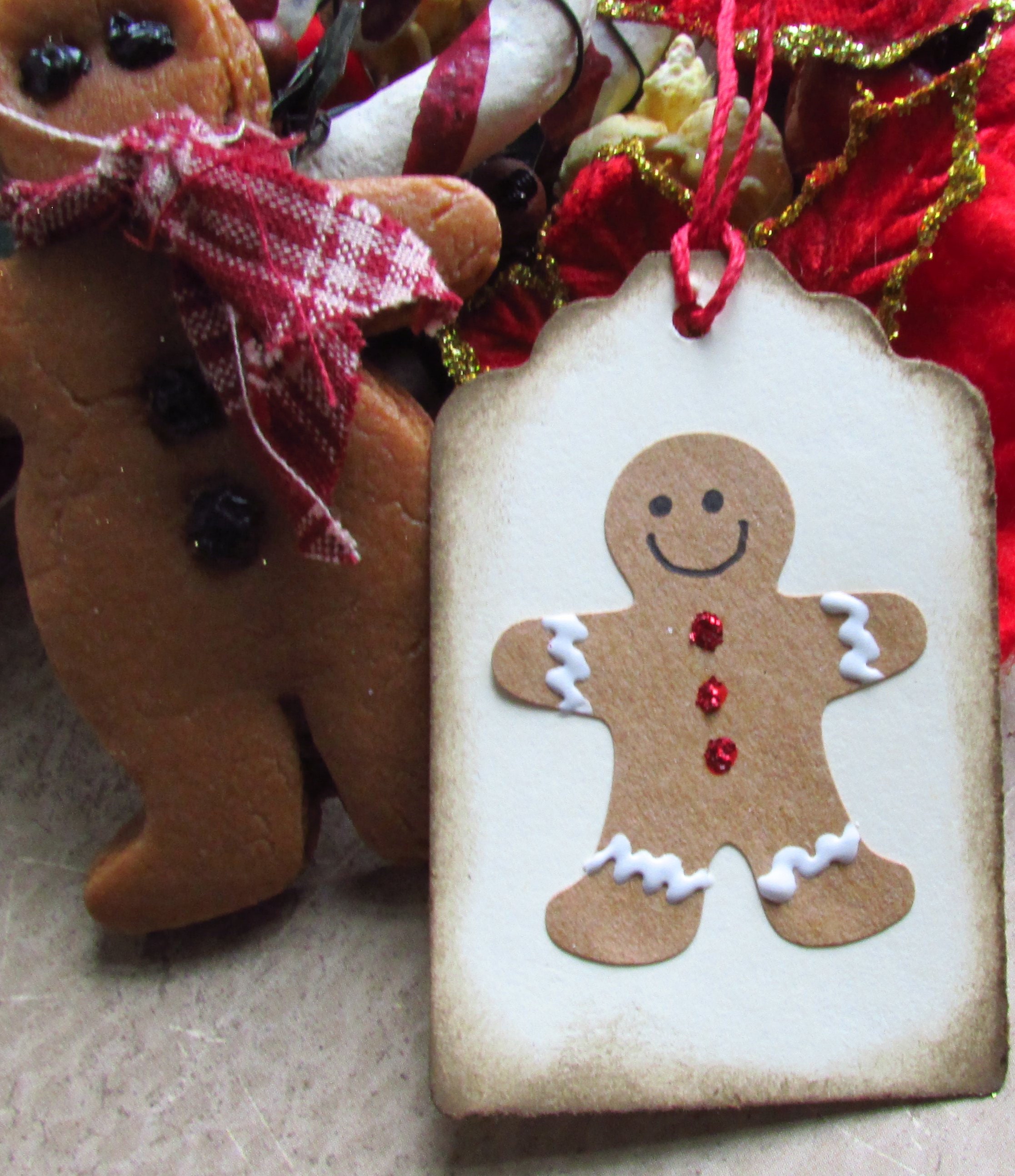 Gingerbread Man Gift Tag, Christmas Gift Tag, Christmas Cookie Tag ...
