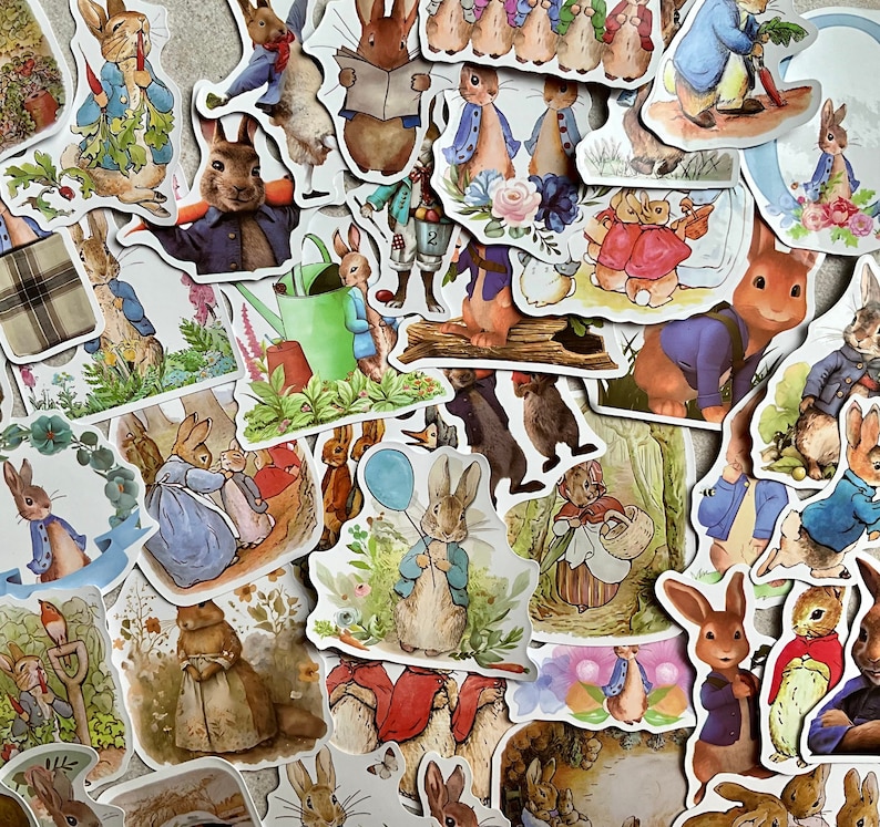 Stickers, Peter Rabbit Stickers, Fairy Tale Animal Stickers ...