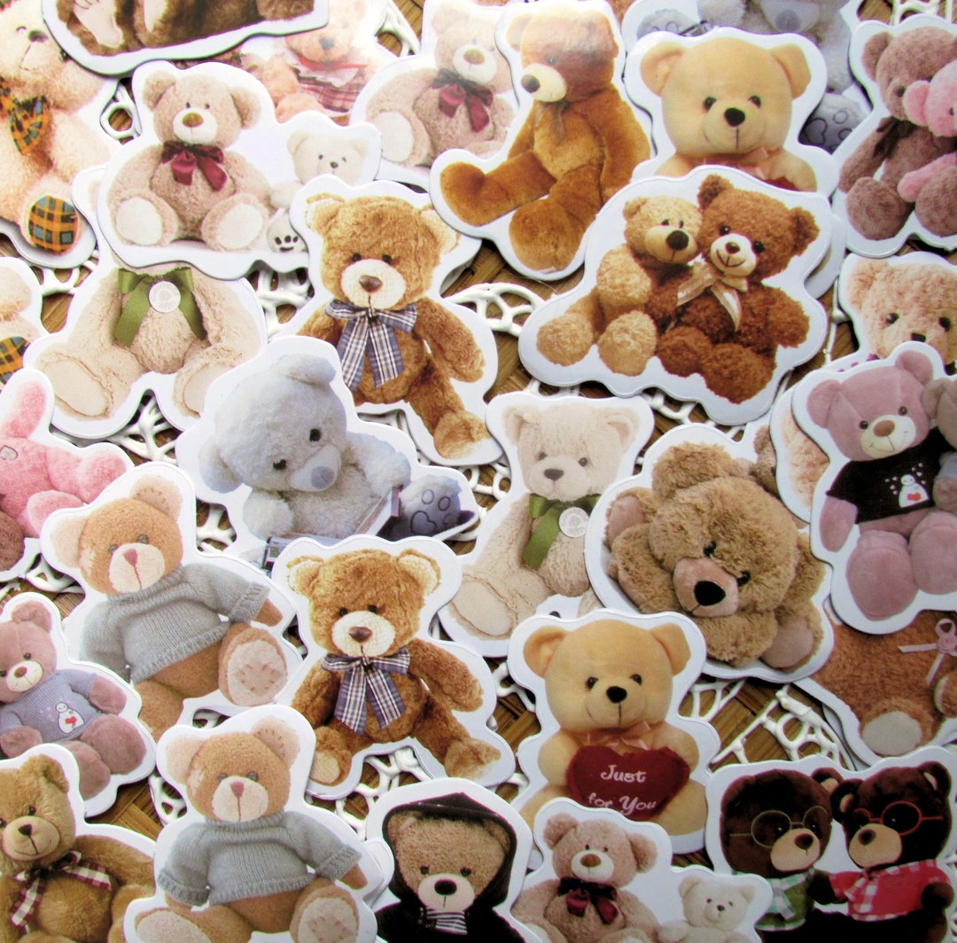 Stickers, Teddy Bear Stickers, Bear Stickers, Scrapbooking Stickers ...