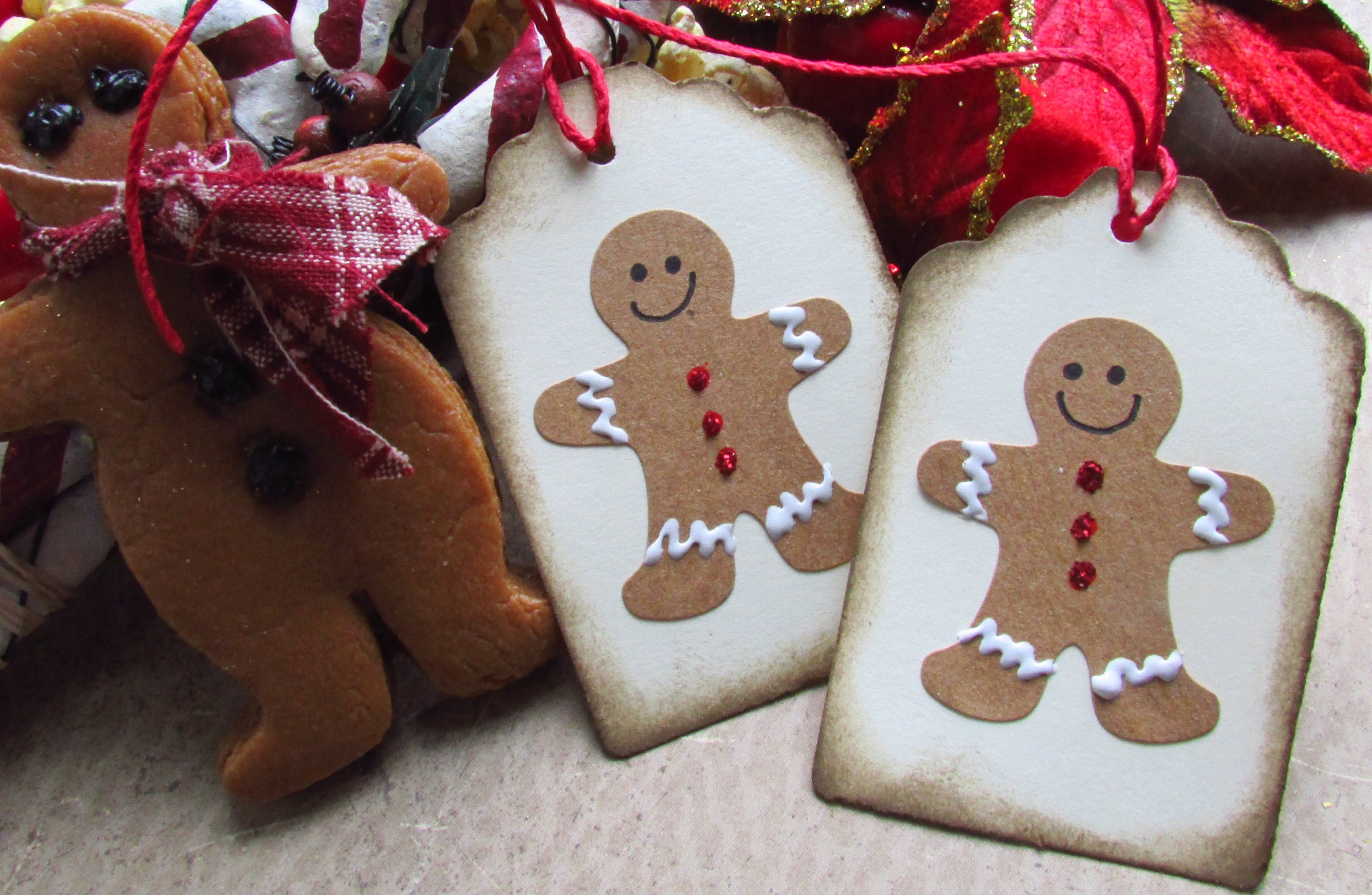 Gingerbread Man Gift Tag, Christmas Gift Tag, Christmas Cookie Tag ...