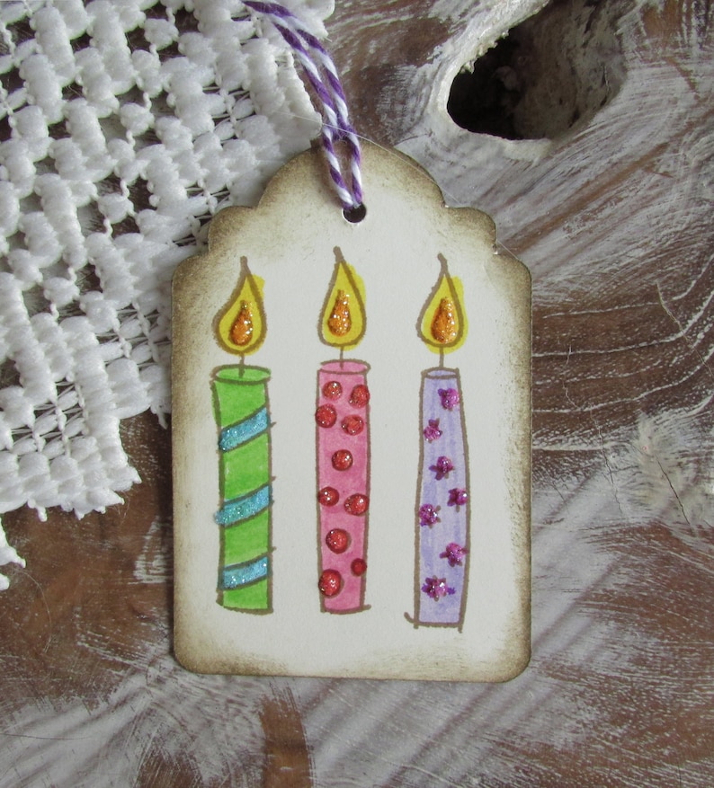 Birthday Gift Tag Hang Tag Party Favor Tag All Occasion - Etsy