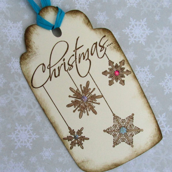 Snowflake Gift Tags - Etsy