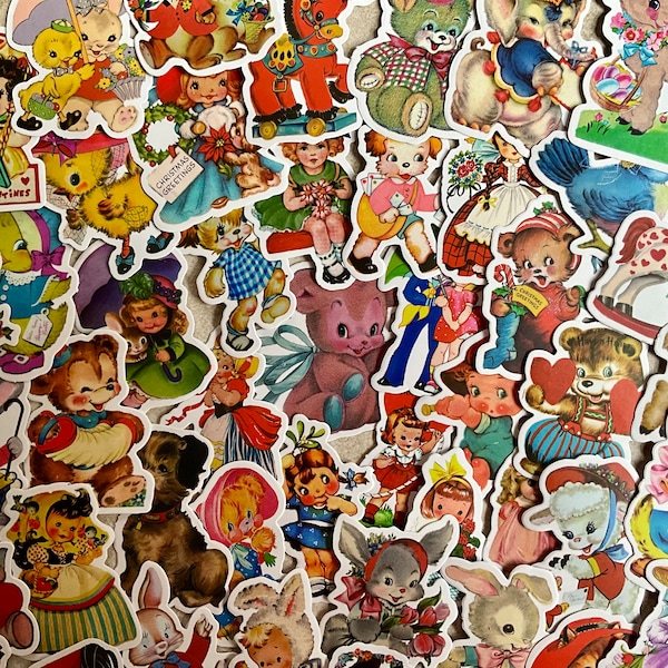 Vintage Stickers - Etsy