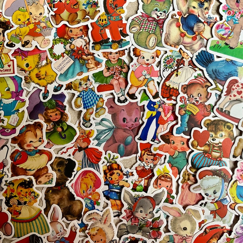 Vintage Stickers - Etsy