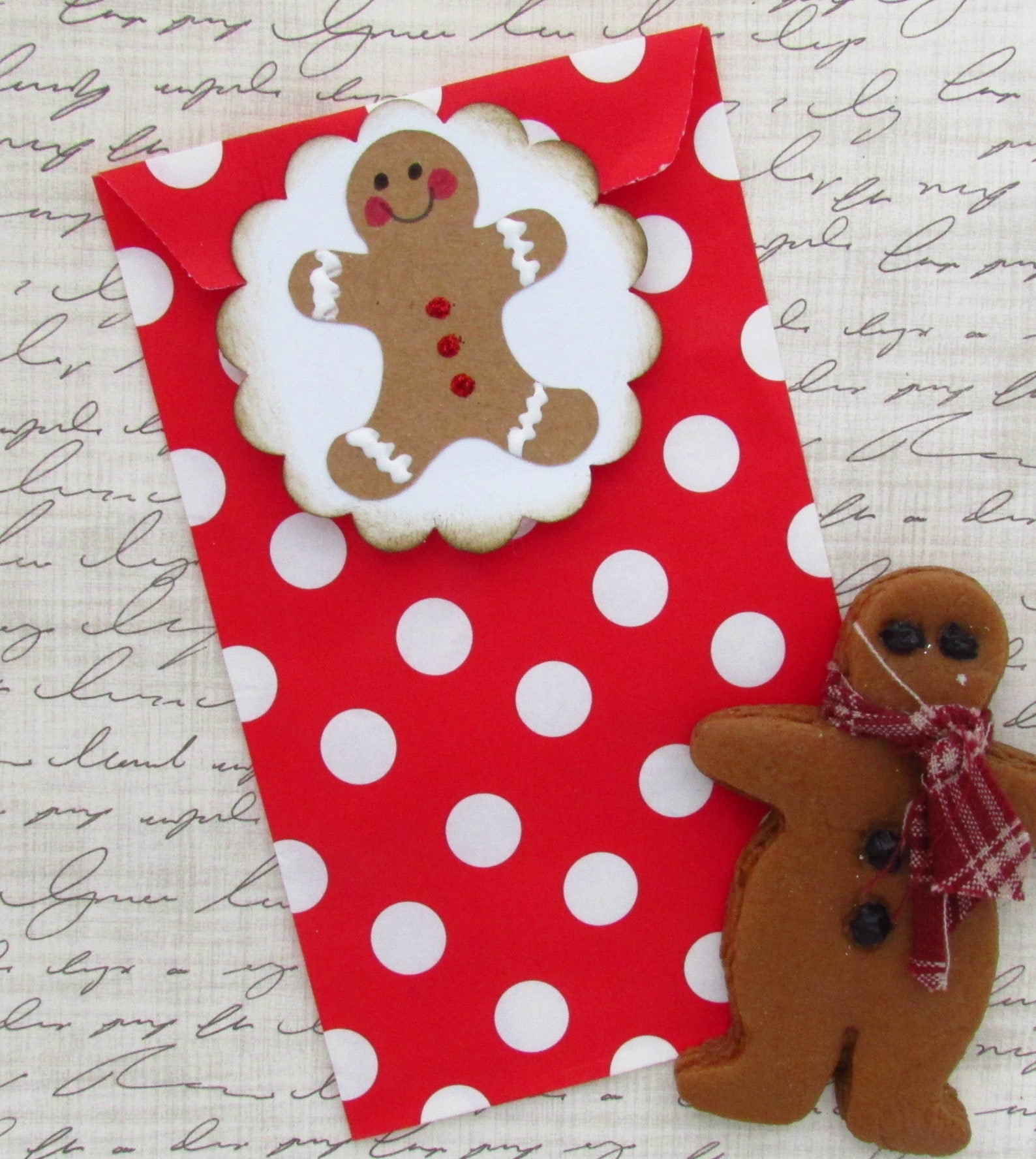 Christmas Treat Bags Small Gingerbread Man Bags Cookie Favor - Etsy