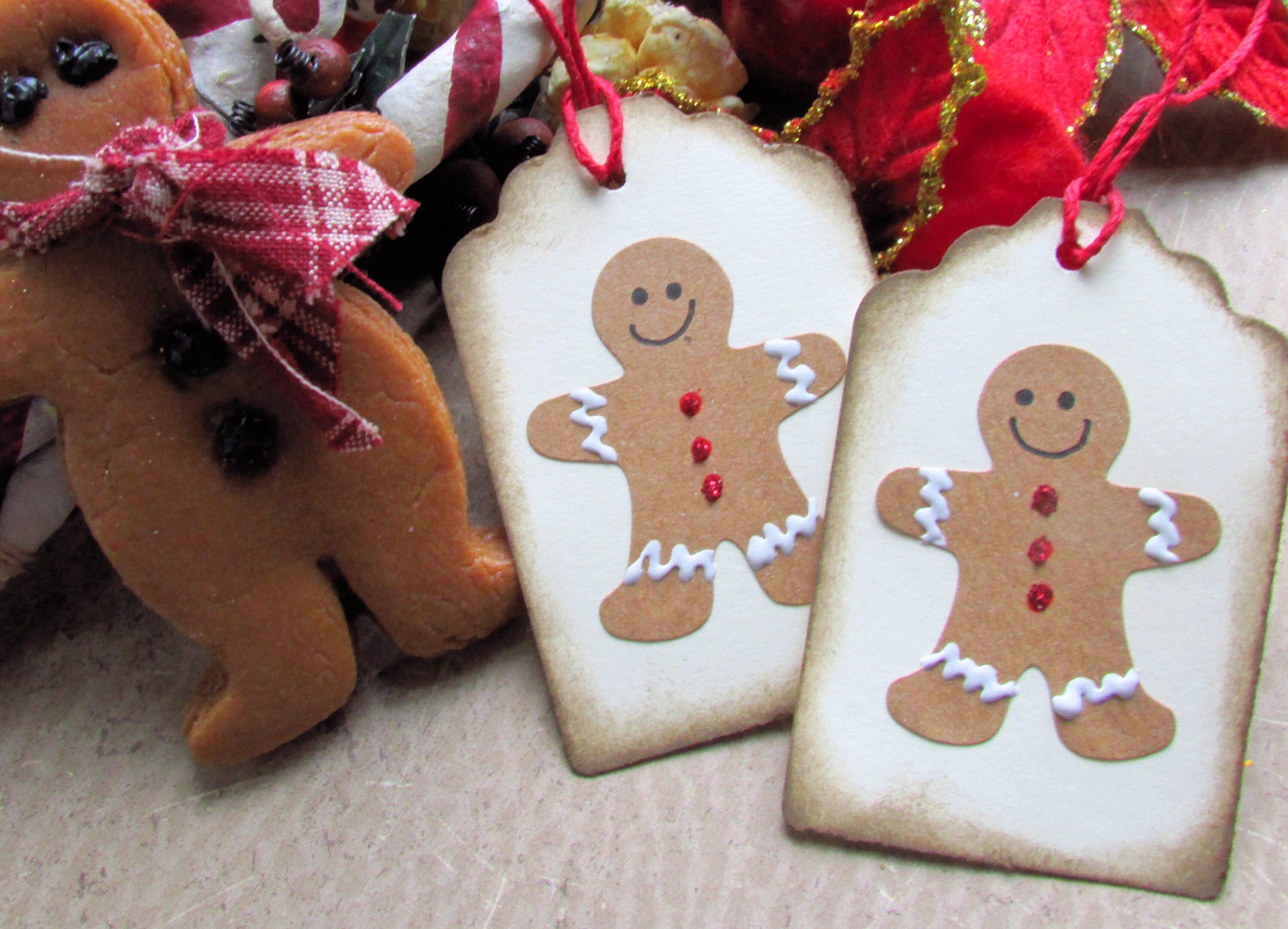 Gingerbread Man Gift Tag, Christmas Gift Tag, Christmas Cookie Tag ...
