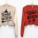 Good Witch or Bad Witch HALLOWEEN CROPPED SWEATERS, Halloween Crop ...