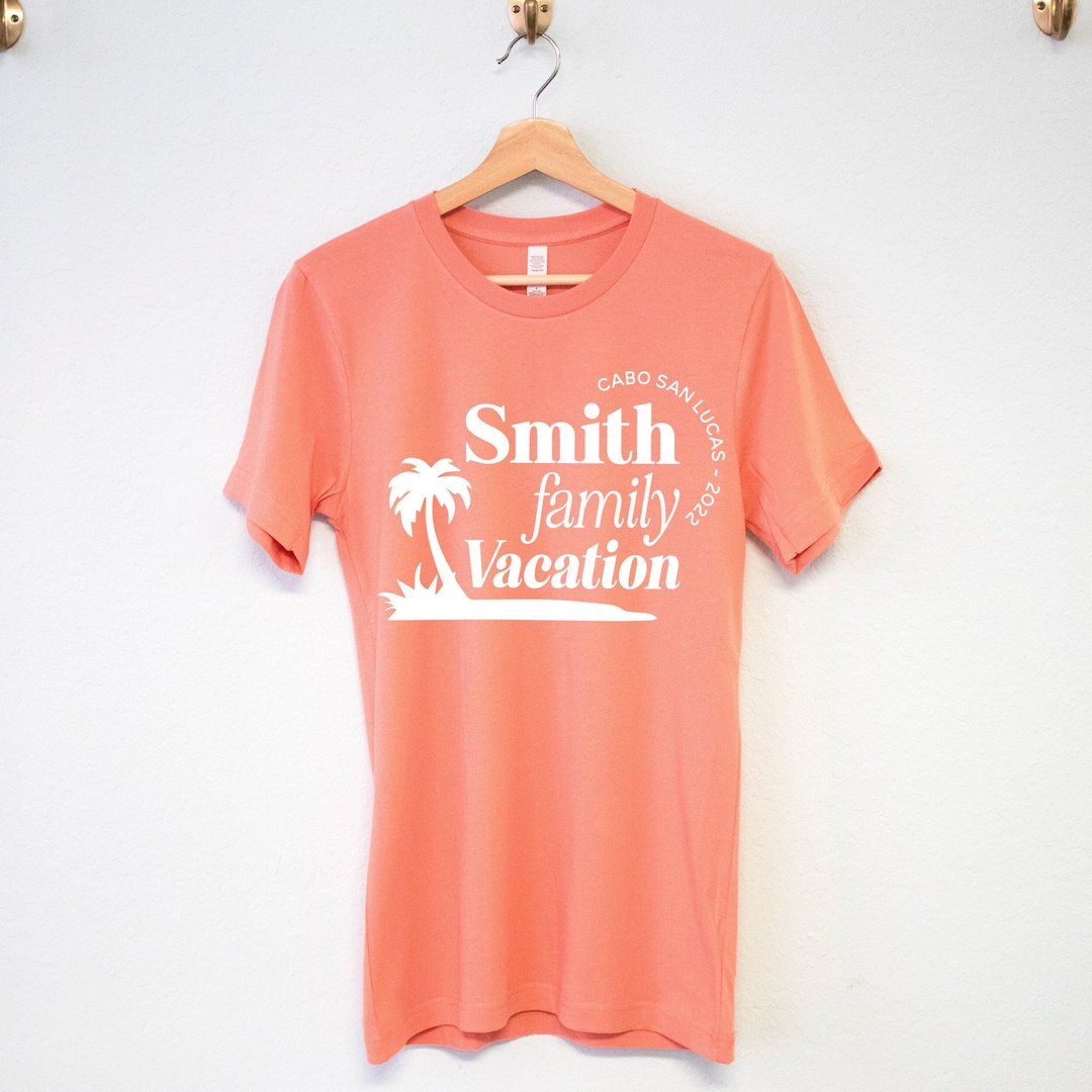 CUSTOM FAMILY VACATION Shirts, Matching Family Trip T-shirts ...