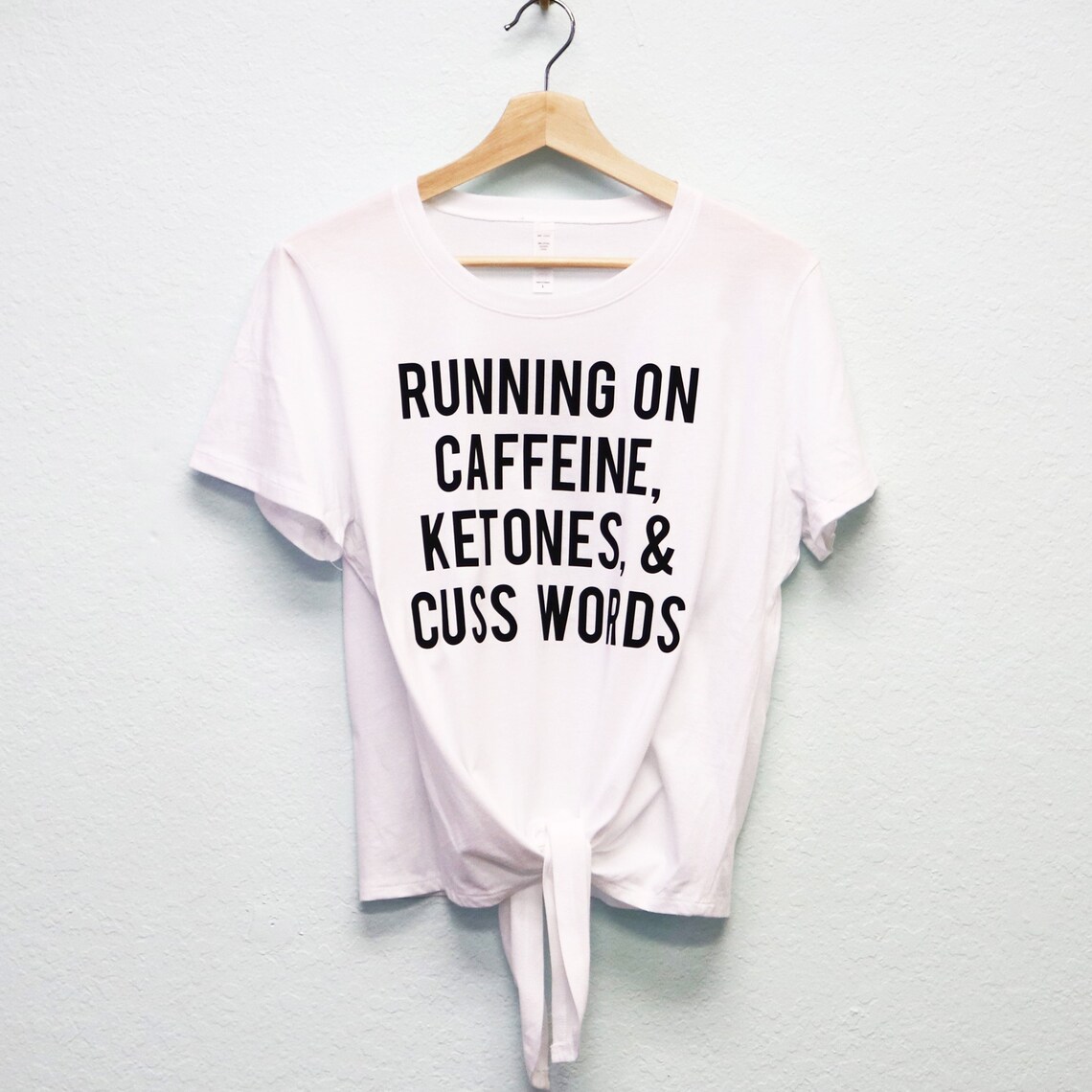 Running on Caffeine Ketones & Cuss Words Keto Shirt or Tank - Pick ...