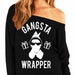 GANGSTA WRAPPER Elf Christmas Slouchy Sweatshirt Pick Color, Christmas ...