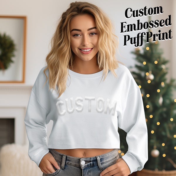 Embossed Sweatshirt - Etsy