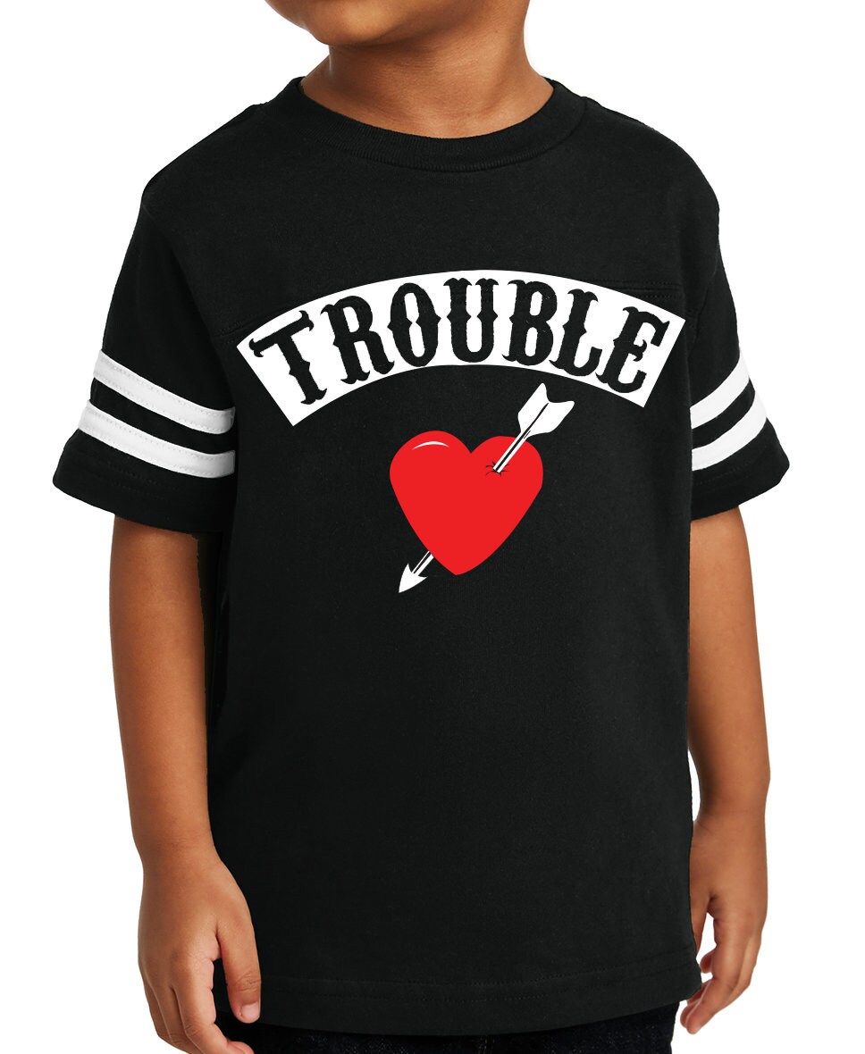 TROUBLE MAKER & TROUBLE Shirts for Mom Baby and Kids, Mom Shirts, Baby ...