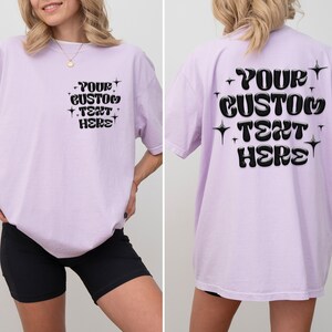 Custom OVERSIZED T-shirt Puff Print, Customized Puffed Print Shirt ...