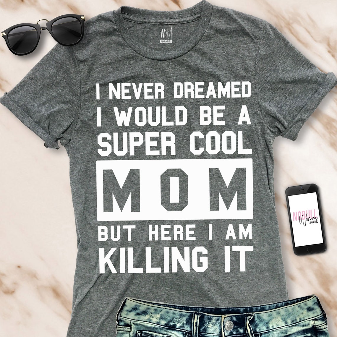 SUPER COOL MOM Shirt Pick Color Cool Mom Shirt Mother Shirt - Etsy