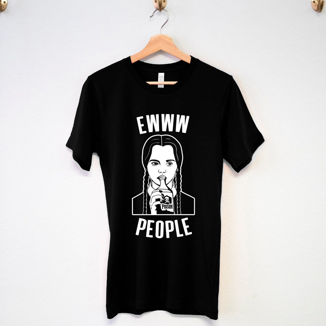 EWWW PEOPLE Goth Girl Drinks Poison T-shirt, Goth Shirts for Women ...