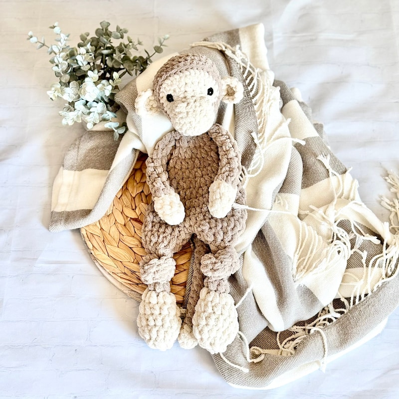 Monkey Lovey - Etsy
