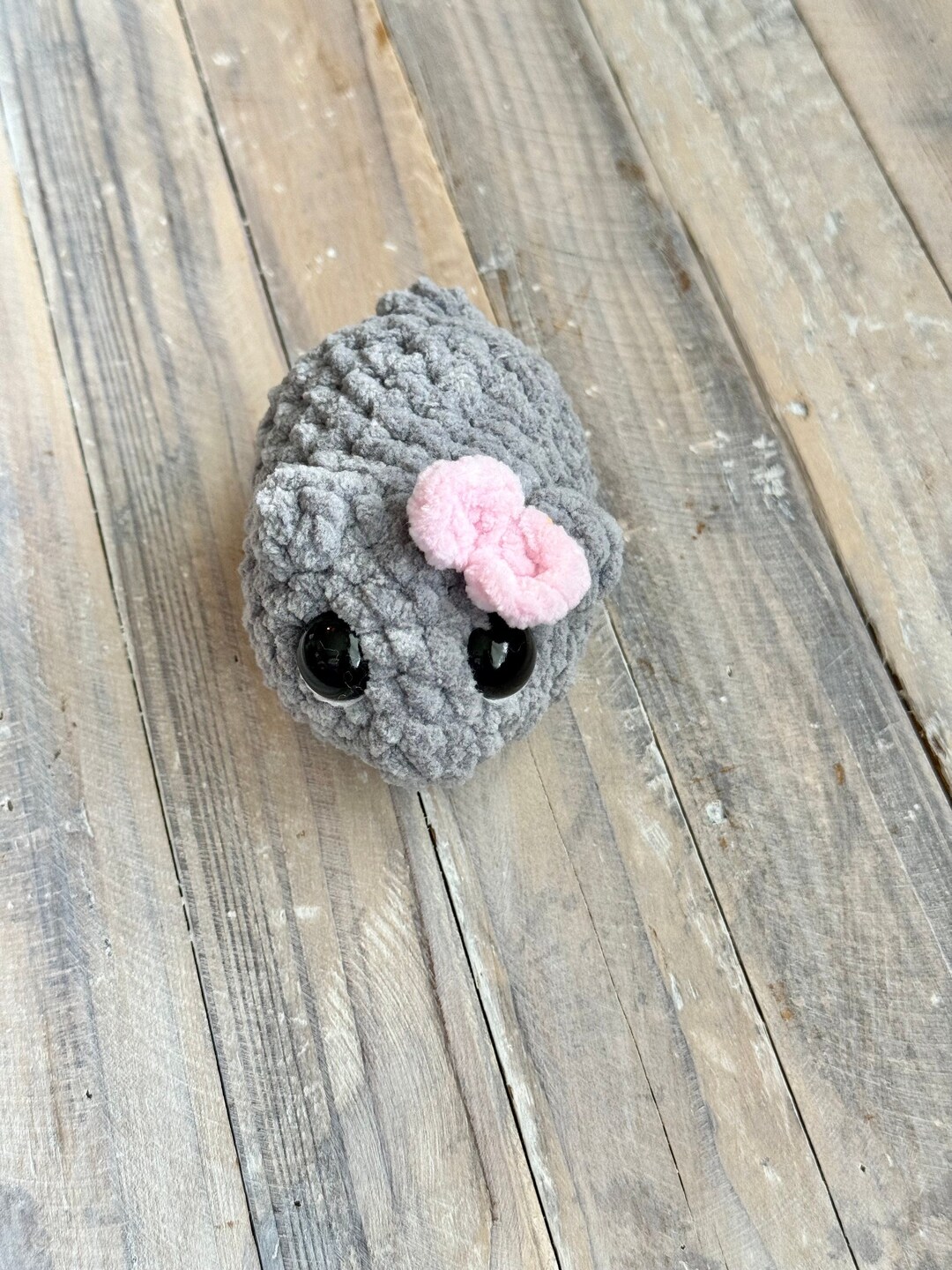 Sad Hamster Tiktok Meme Adorable Sad Hamster Crochet Pink Bow Hamster ...