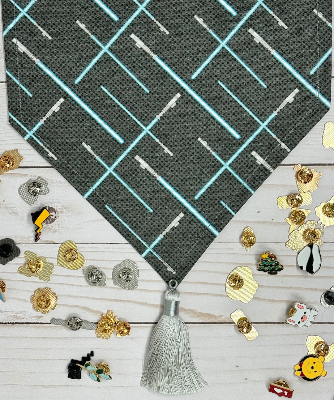 Sci-fi Light Swords Enamel Pin Display Banner | Pin Wall Hanging | Pin ...