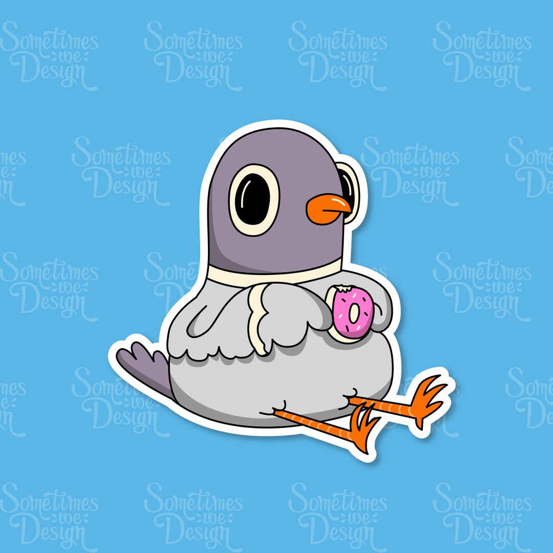 Pigeon Sticker - Etsy