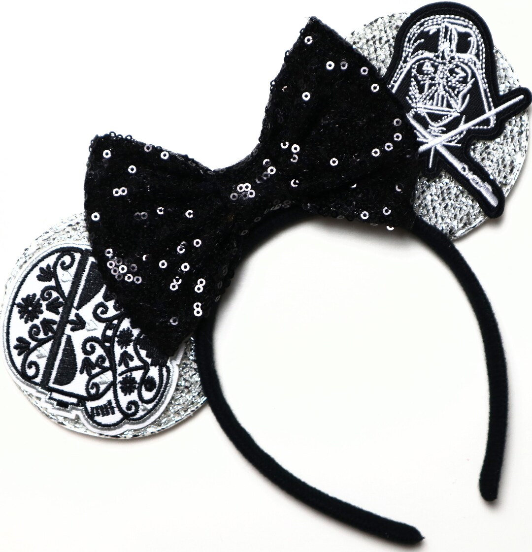 Darth Vader Star Wars Ears Disney Ears Black Ears Rose Gold - Etsy