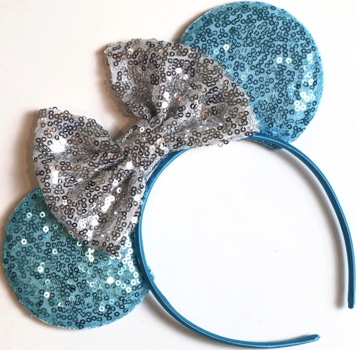 Elsa Inspired Frozen Minnie Mouse Ears Headband / Frozen Ears / Elsa ...