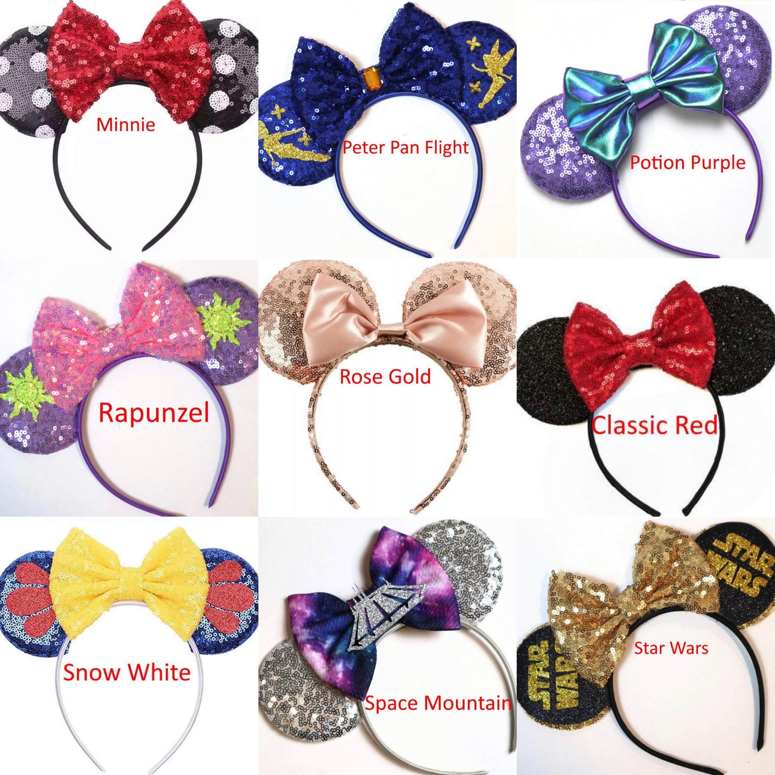 Princess Ears Minnie Ears Princess Headband Boy Mickey - Etsy