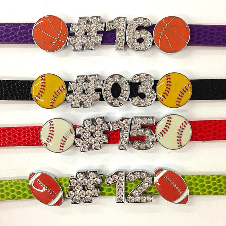 Softball Player Numbers Bracelets for Softball Team Gifts - Etsy