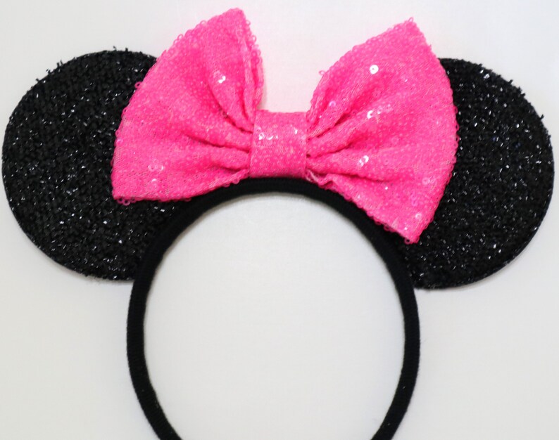 Pink Minnie Mouse Ears Pink Disney Ears Pink Minnie Ears | Etsy