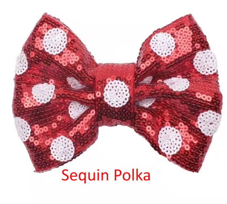 Five Inch Sequin Bows Set of 1 2 5 10 20 50 / Large 5 - Etsy