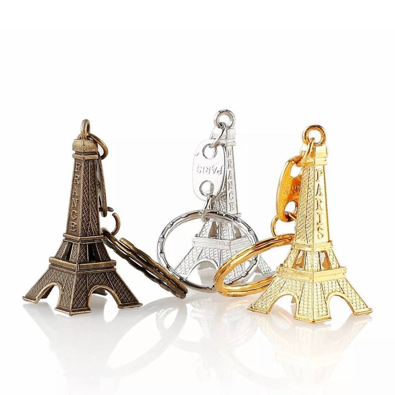 Eiffel Tower Keychain - Etsy