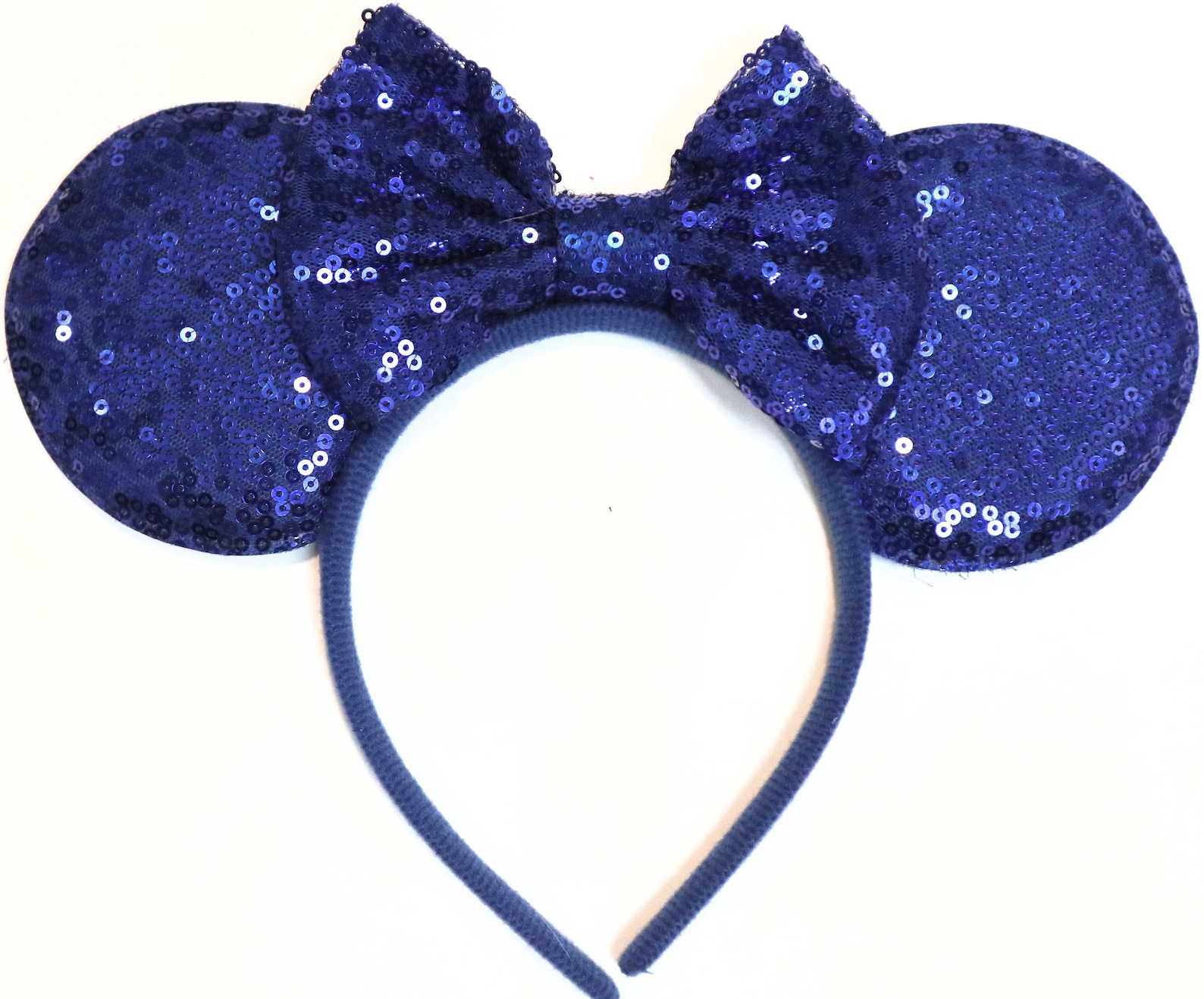 Blue Minnie Mouse Ears Blue Disney Ears Blue Minnie Ears - Etsy
