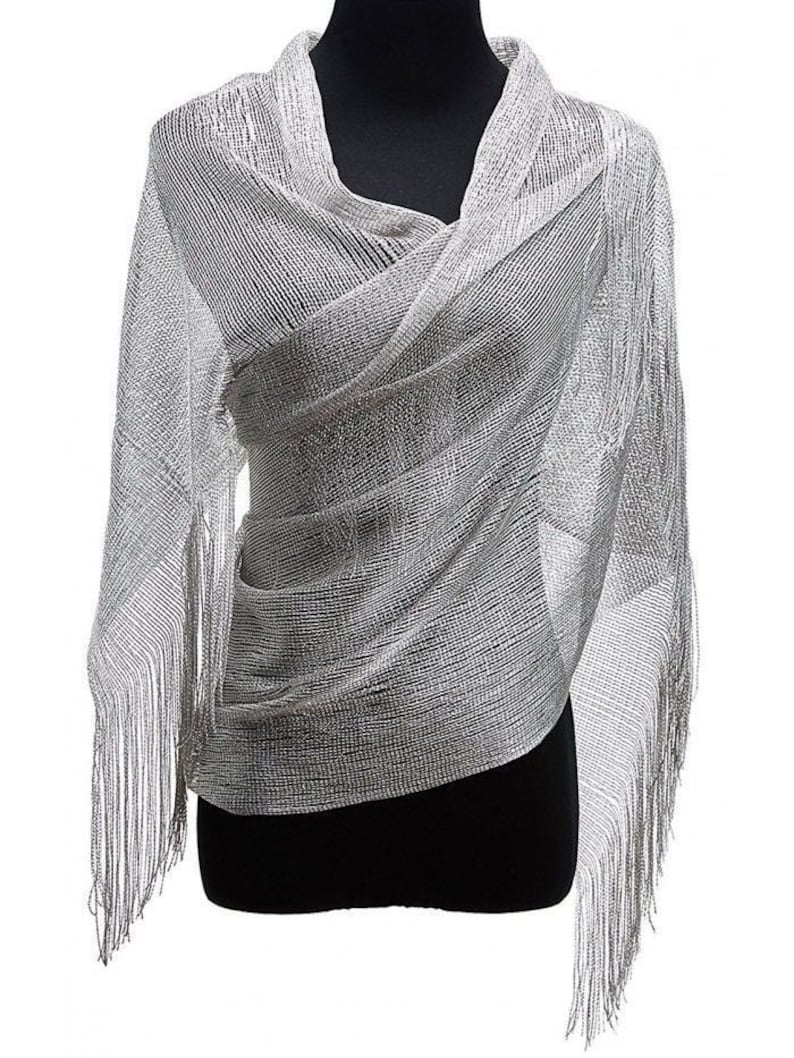 White Glitter Scarf Shawl / Mothers Day Gift / Wedding Favor | Etsy