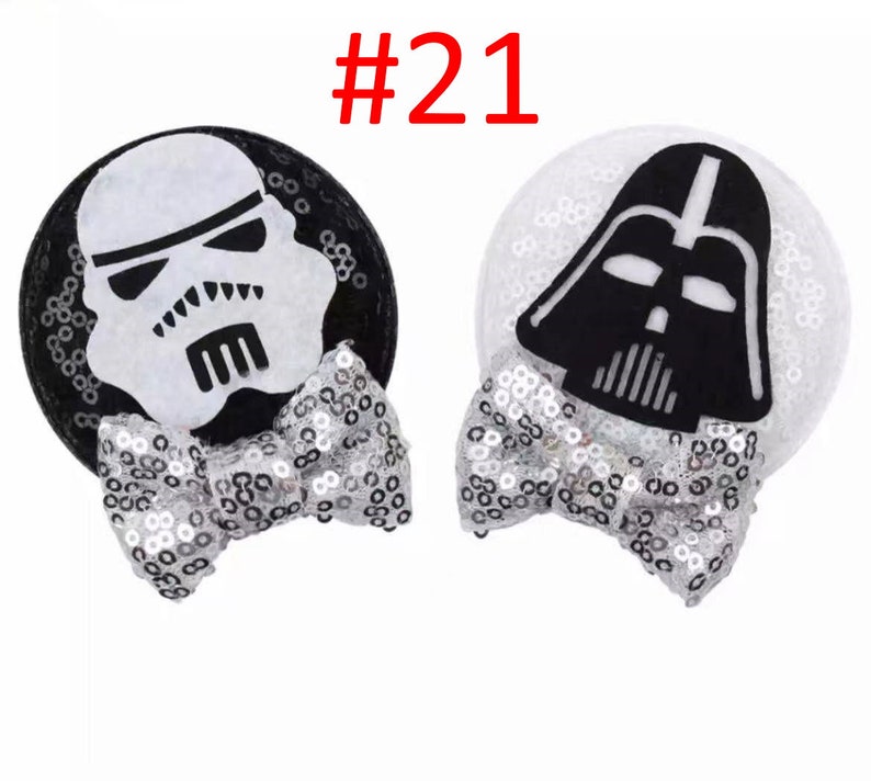 Minnie Mouse Ears Hair Clip Minnie Mouse Ear Clips Mickey - Etsy