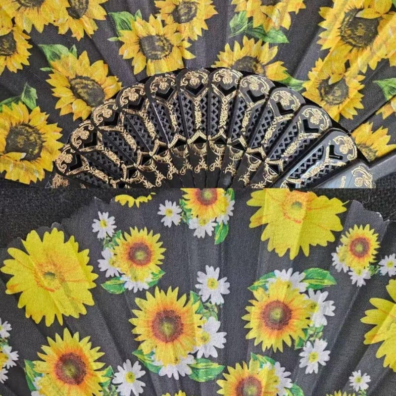 Wedding Fans Floral - Etsy