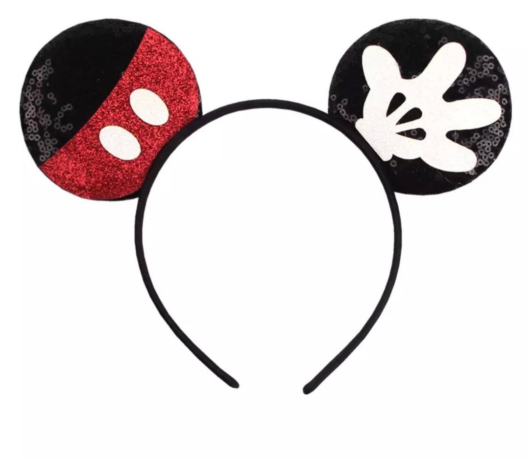 BOY MEN Mickey Ears/ DIY Mickey / Mickey Mouse Headbands Party Supplies ...