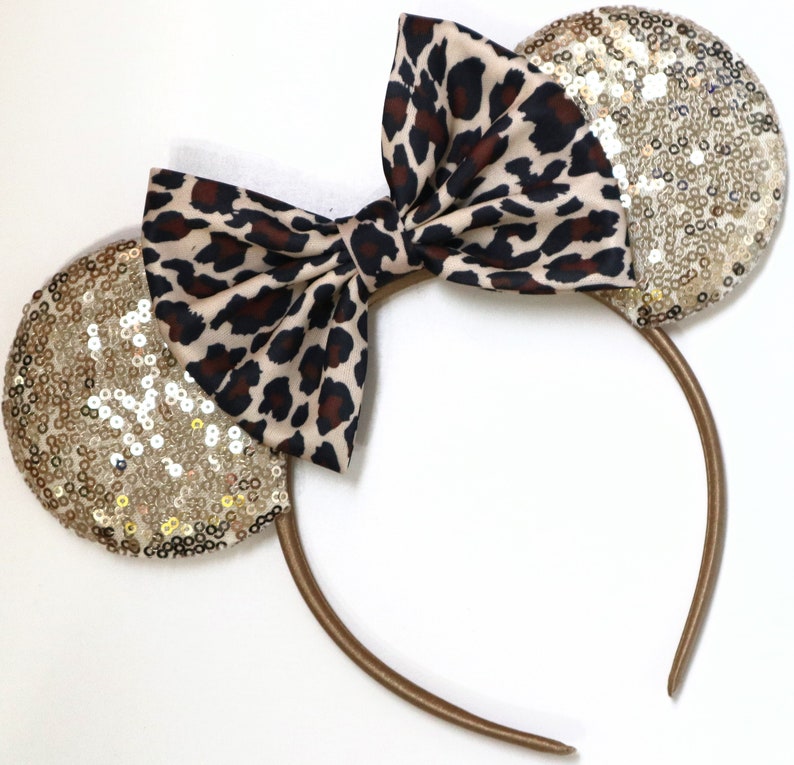 Zebra Mickey Ears, Animal Print Mickey Ears, Tiger Minnie Ears, Leopard ...