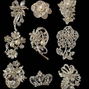Set of 12 Christmas DIY Pin for Socking Bouquet Snowflake Snowman ...