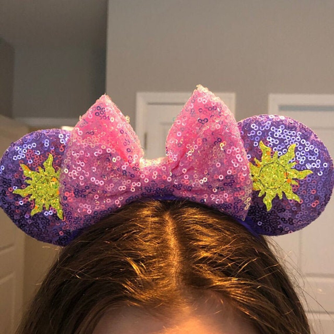 Rapunzel Inspired Minnie Ears Tangled Minnie Ears Princess - Etsy