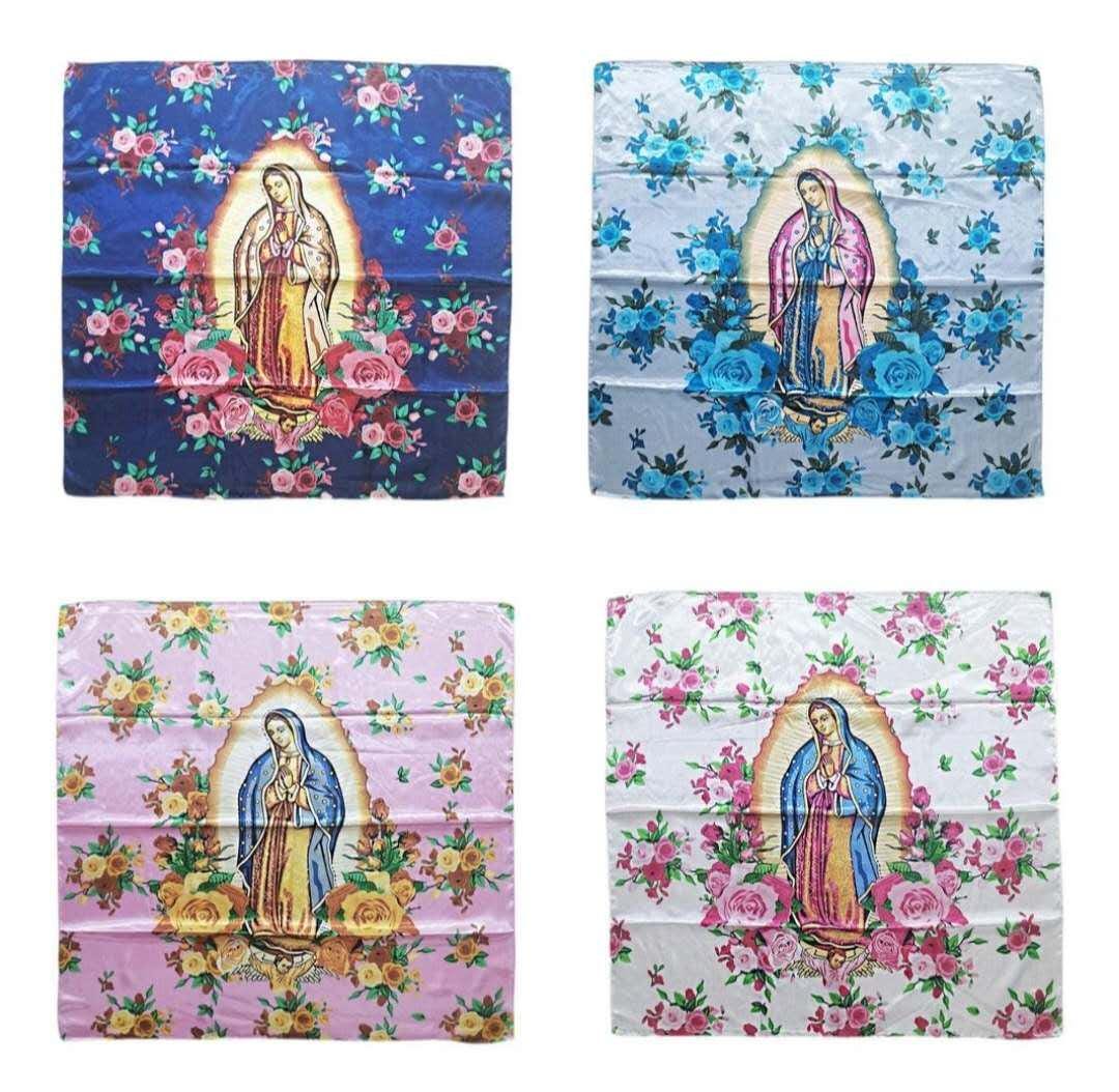 Lady of Guadalupe Sacred Heart of Jesus Scarf Man's Woman's Christmas ...