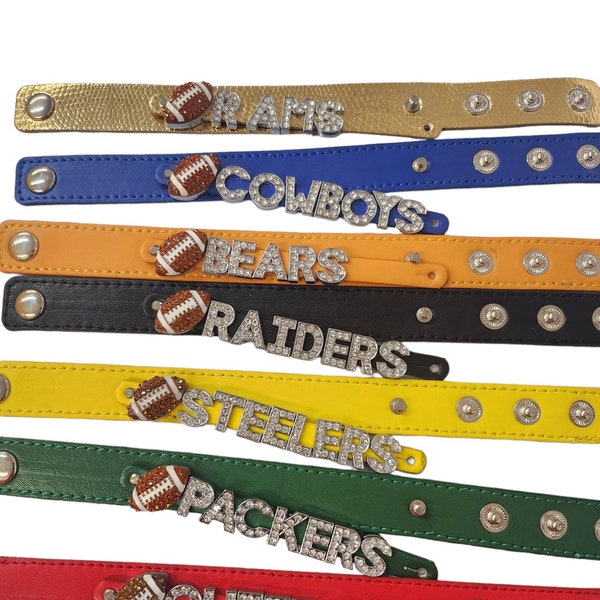 Football Bracelet - Etsy