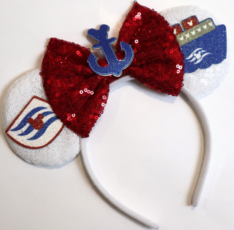 Cruise Minnie Ears Boat Mickey Ears Line Mouse Ears - Etsy