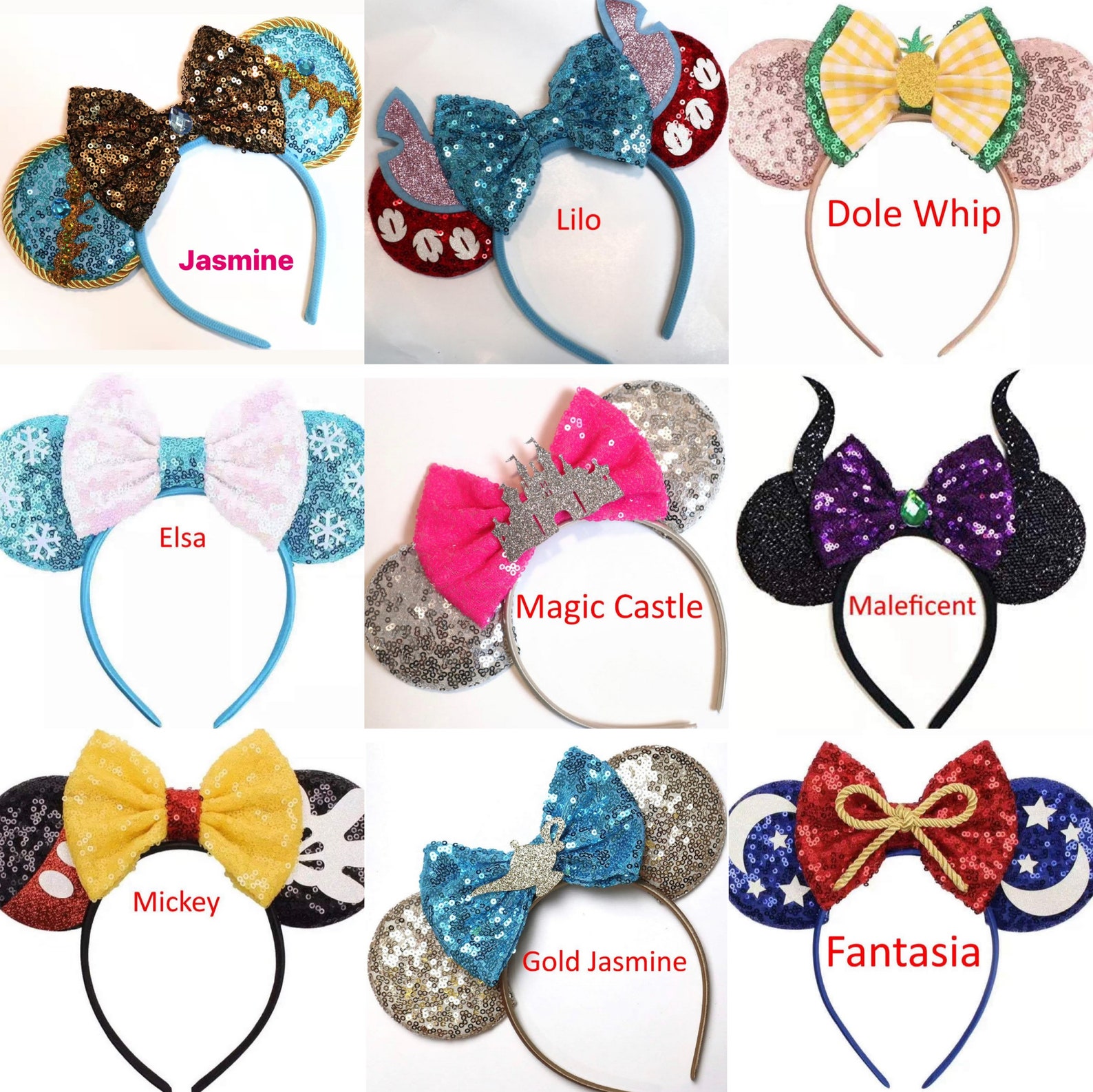 Princess Ears Minnie Ears Princess Headband Boy Mickey - Etsy